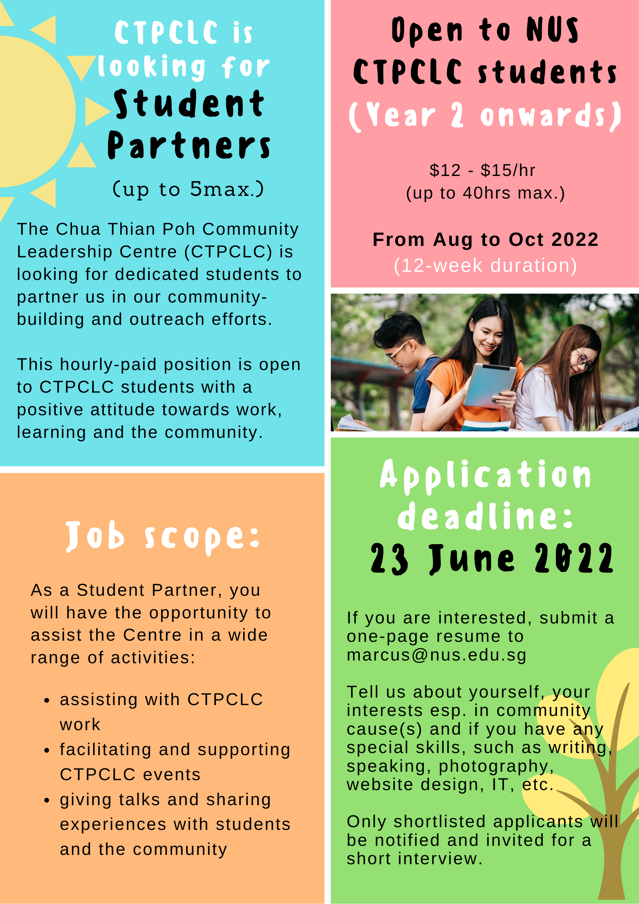 Job Opportunities (Students) - CTPCLC